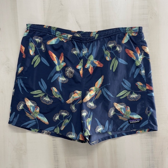 Patagonia | Shorts | Rare Patagonia Mens Bird Printed Baggies Shorts ...